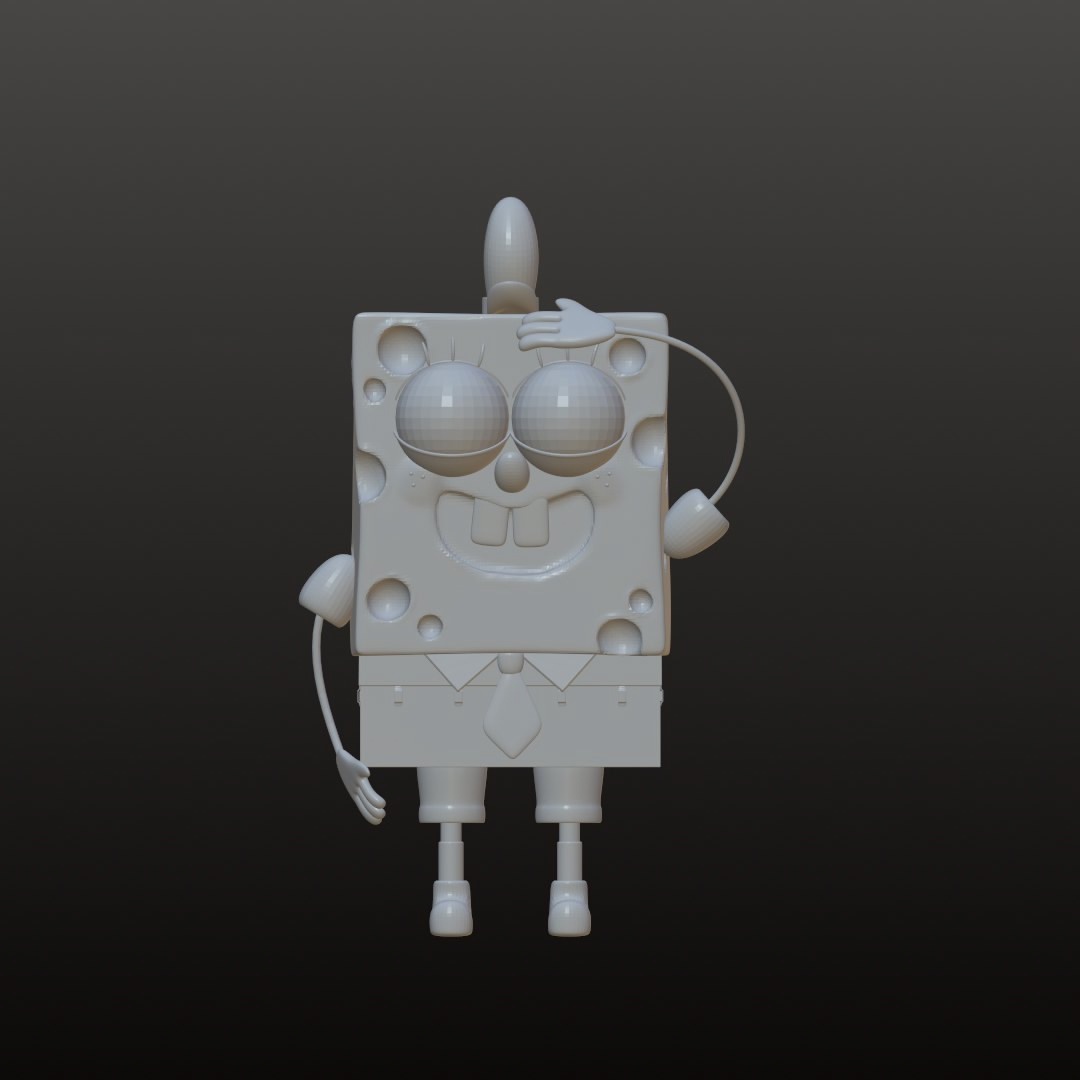Spunch Bob By Just Sabi Tiktok Download Free Stl Model