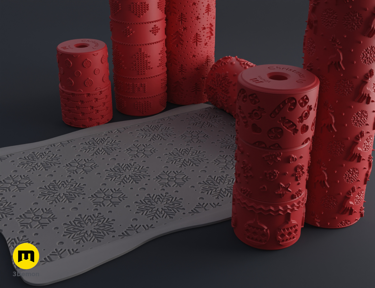 Christmas Texture Rollers by 3Demon's Texture Rollers | Download free ...