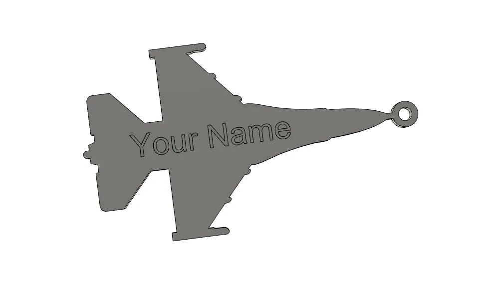 F-16 Fighting Falcon (Viper) Keychain by Printit Tom | Download free ...