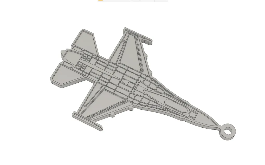 F-16 Fighting Falcon (Viper) Keychain by Printit Tom | Download free ...