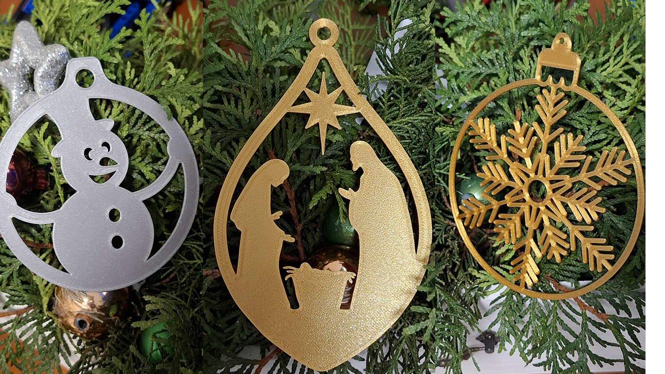 Christmas Ornament by Očko | Download free STL model | Printables.com