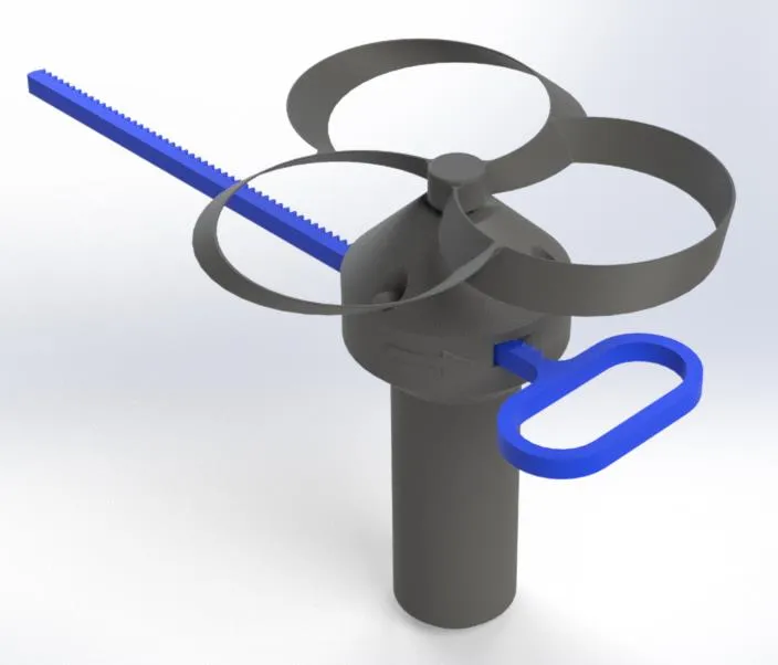 3D Printed Flying Propeller by Mike Hendrix | Download free STL model ...