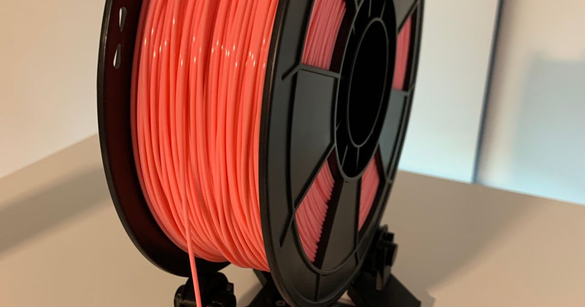 Upgraded filament spool holder and threaded guide by madcap | Download ...