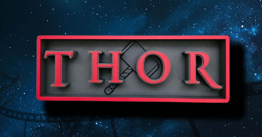 Thor Cinema Film Room Sign Box by Jay3D Designs | Download free STL ...