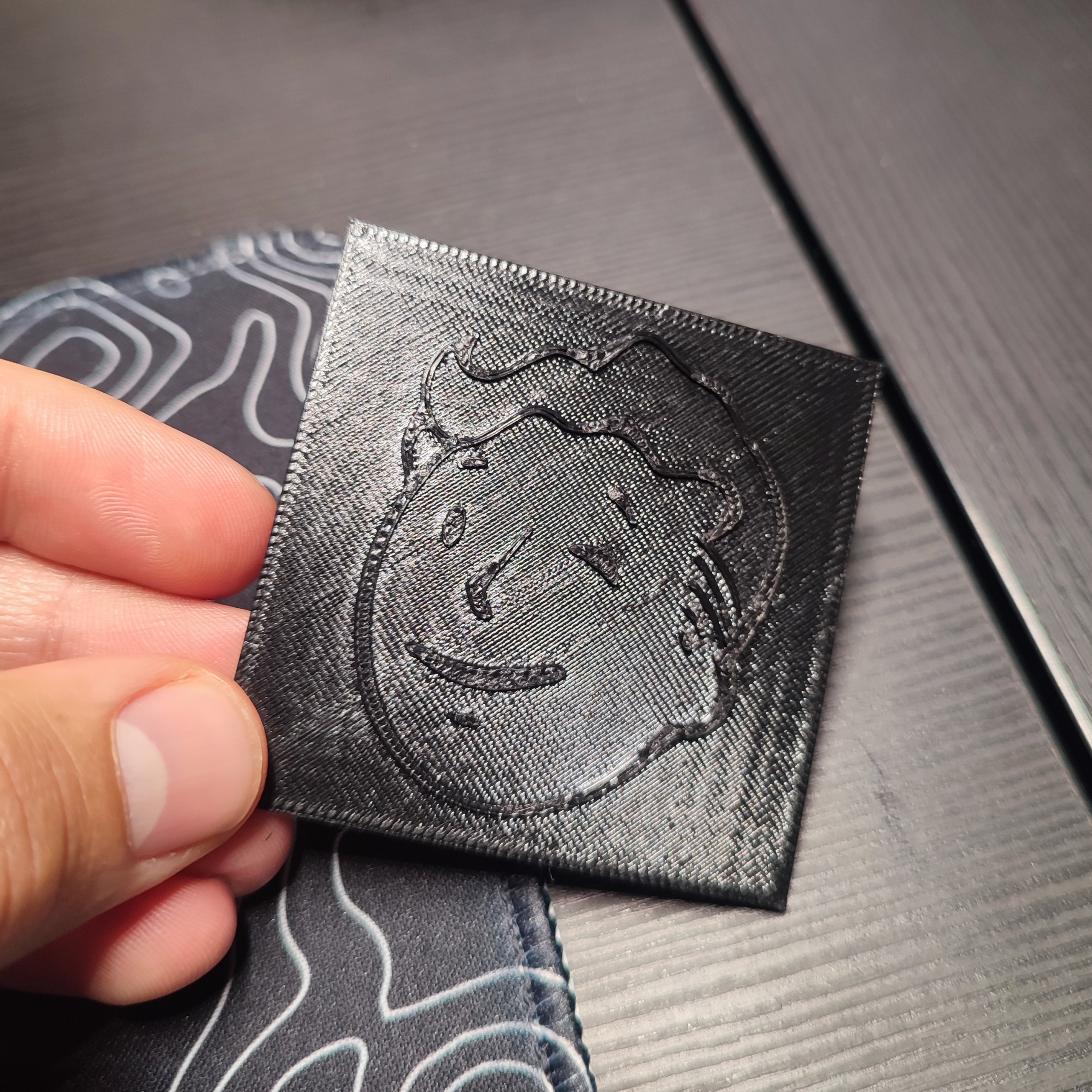 Fallout Vault Boy 3D Face Plate by G F | Download free STL model ...