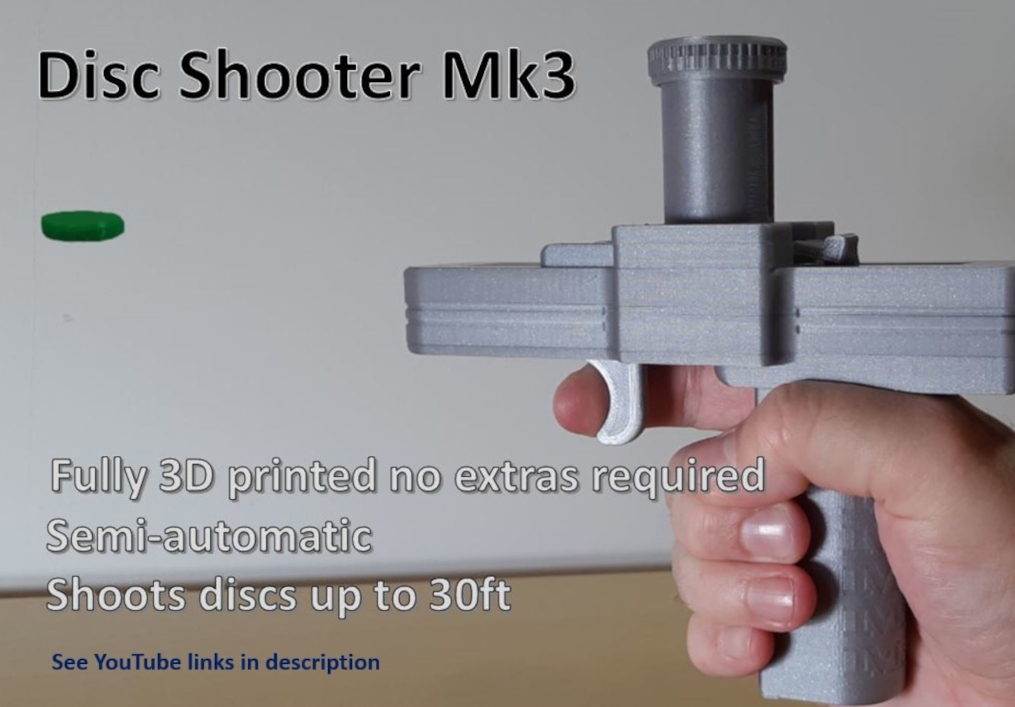 Disc Shooter Mk3 by ma-unique | Download free STL model | Printables.com