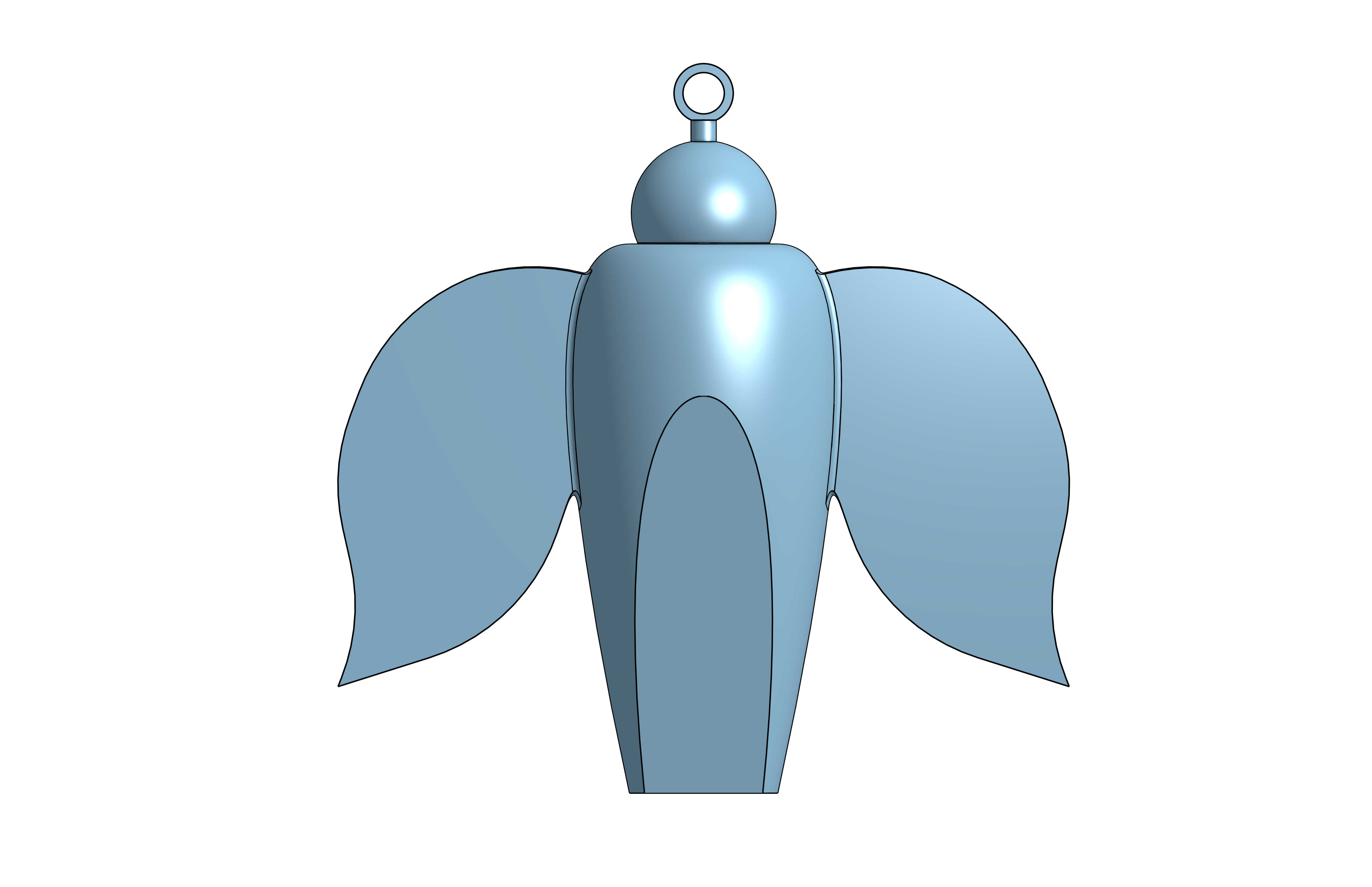 angel ornament by Gaven Ross | Download free STL model | Printables.com