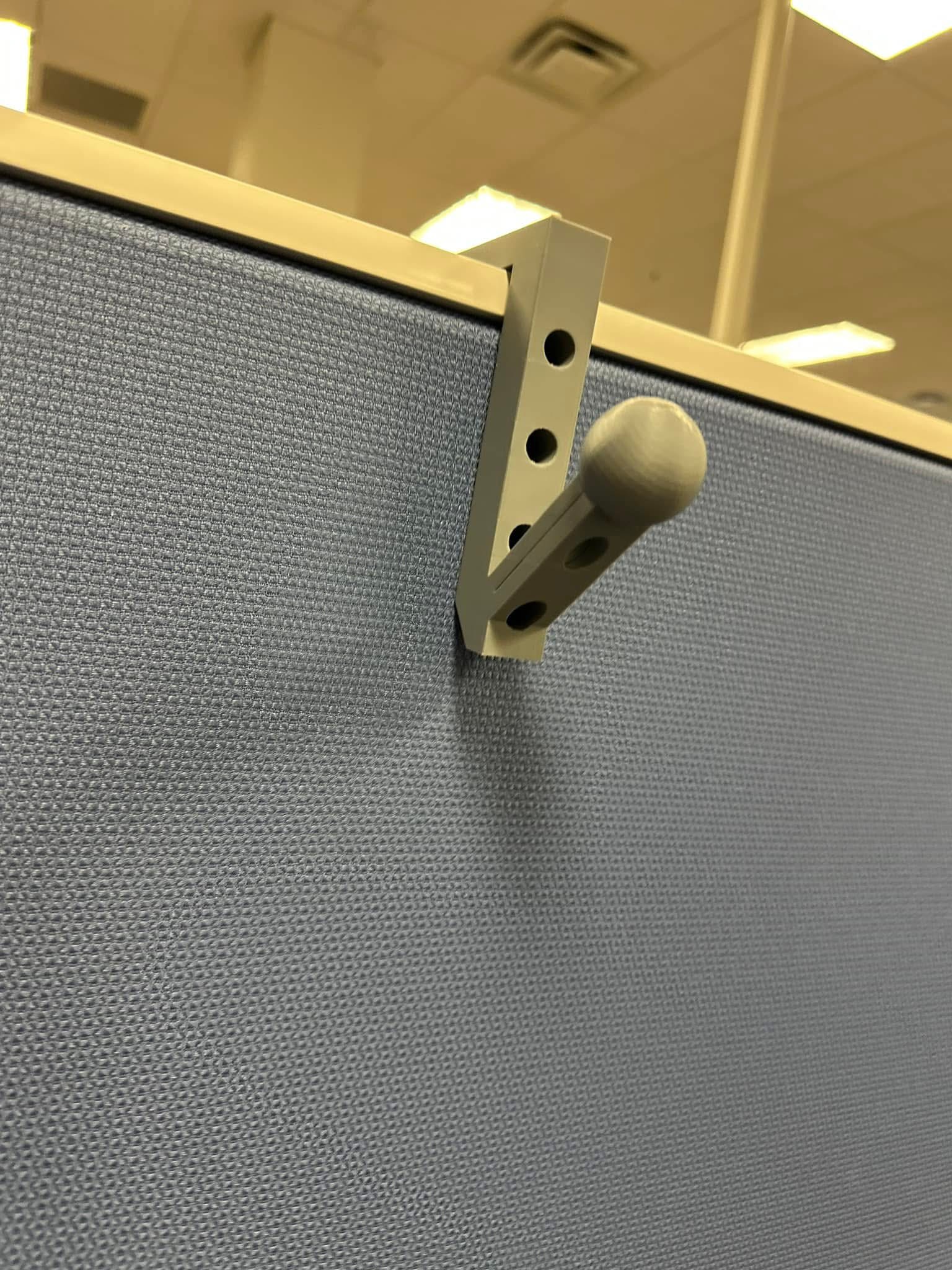 Office Cubicle Coat Hanger by KwonZern | Download free STL model ...