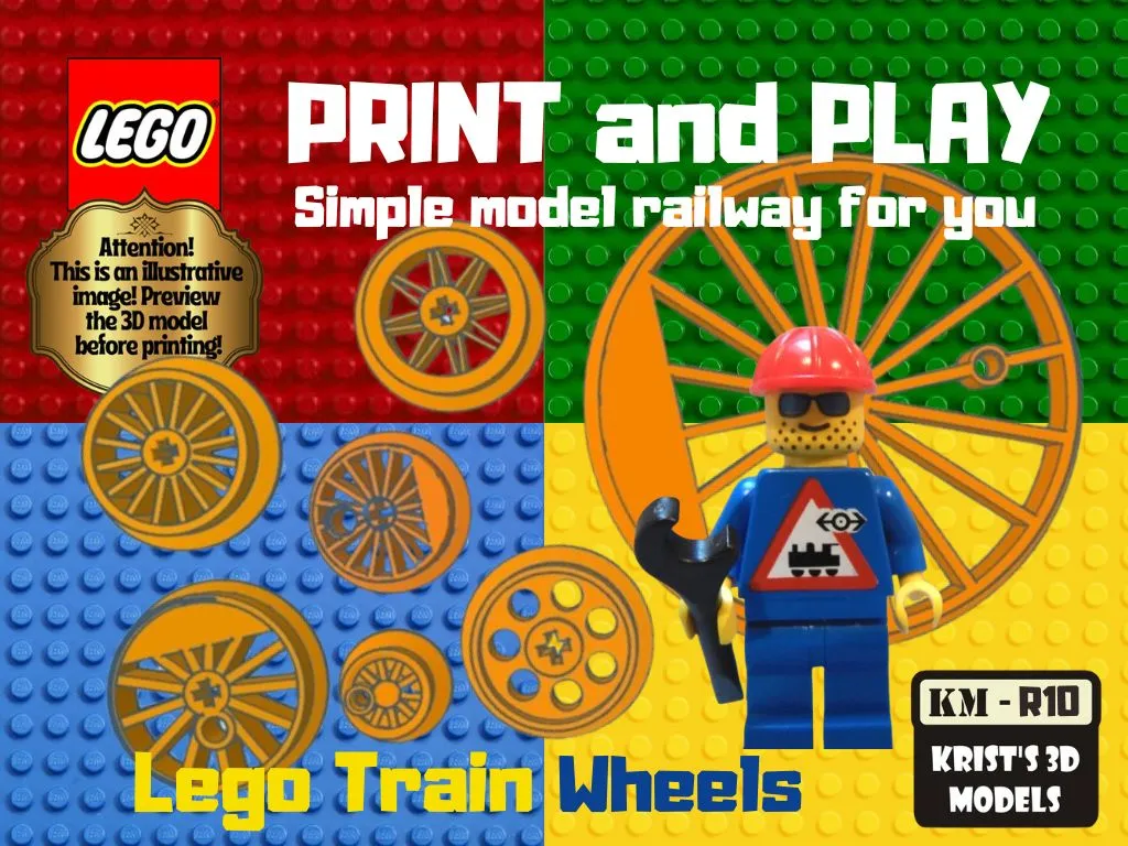 LEGO Train Wheels by Mgr. Pavel Krist | Download free STL model ...