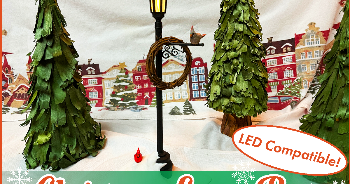 Christmas Lamp Post w/Cardinals (Optional Lighting!) by Falchion ...
