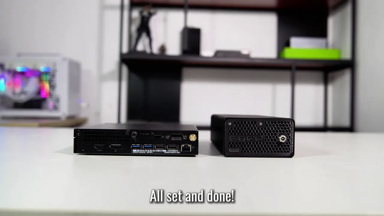 RTX A2000 OCuP4 V2 Enclosure Oculink eGPU dock by ITG Gear | Download ...