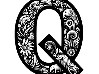 Crazy alphabet: Letter Q by Nina Máčová | Download free STL model ...