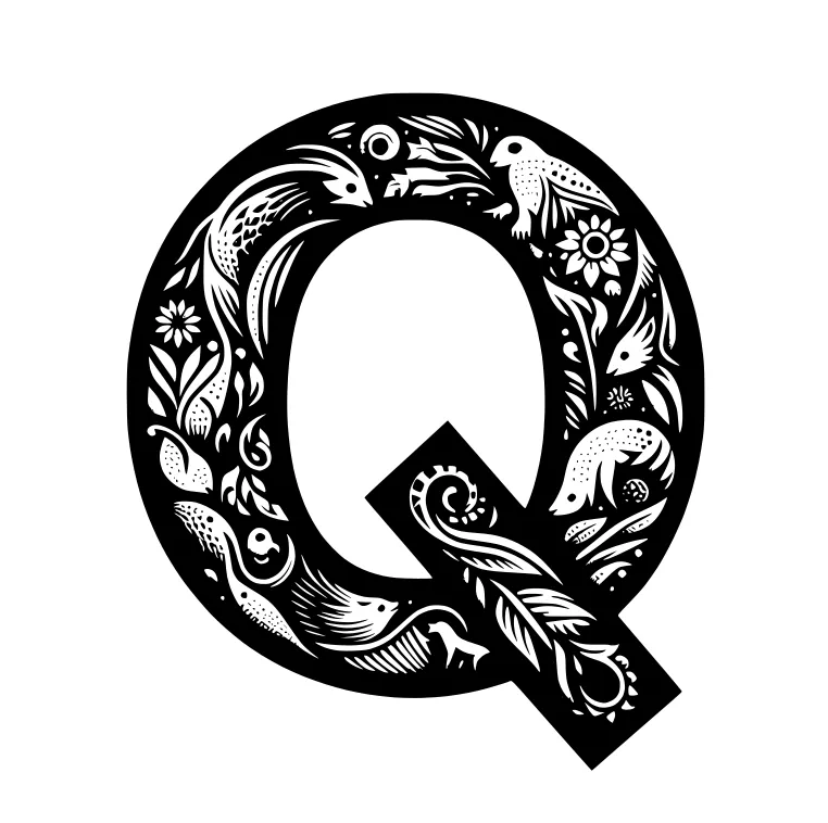 Crazy alphabet: Letter Q by Nina Máčová | Download free STL model ...