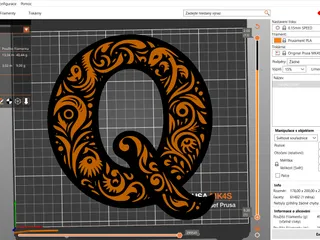 Crazy alphabet: Letter Q by Nina Máčová | Download free STL model ...