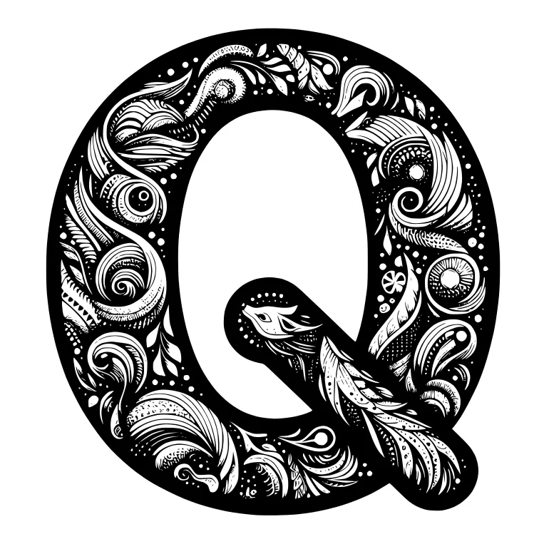 Crazy alphabet: Letter Q by Nina Máčová | Download free STL model ...