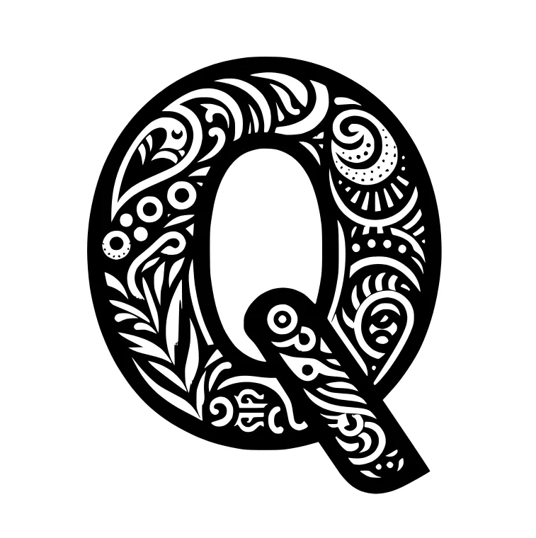 Crazy alphabet: Letter Q by Nina Máčová | Download free STL model ...