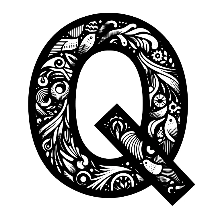 Crazy alphabet: Letter Q by Nina Máčová | Download free STL model ...