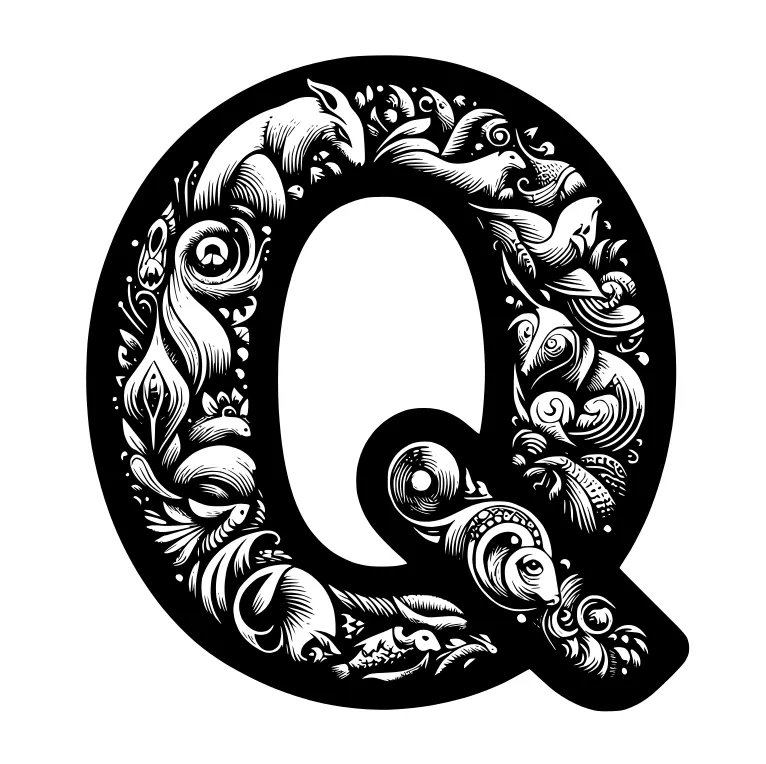 Crazy alphabet: Letter Q by Nina Máčová | Download free STL model ...