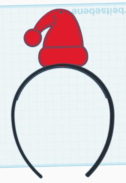 Santa headband by by dylan | Download free STL model | Printables.com