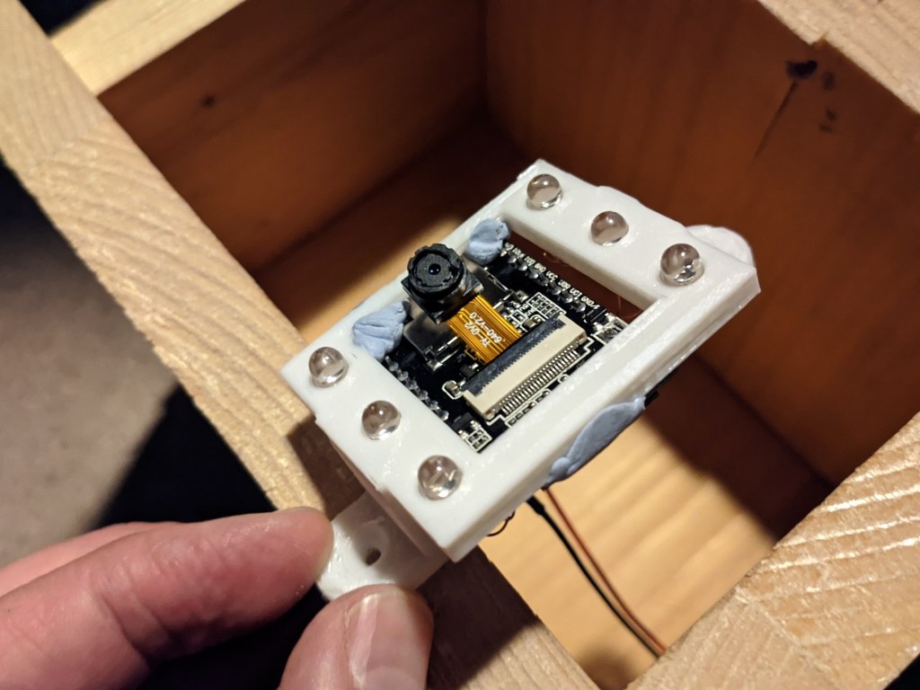 ESP32-Cam bracket for bird nesting boxes by MakerMeik | Download free ...