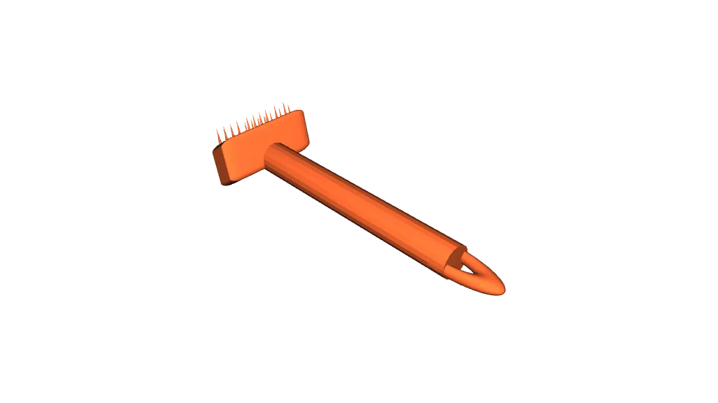 Shower drain hair scraper by Brayson Busenlehner | Download free STL ...