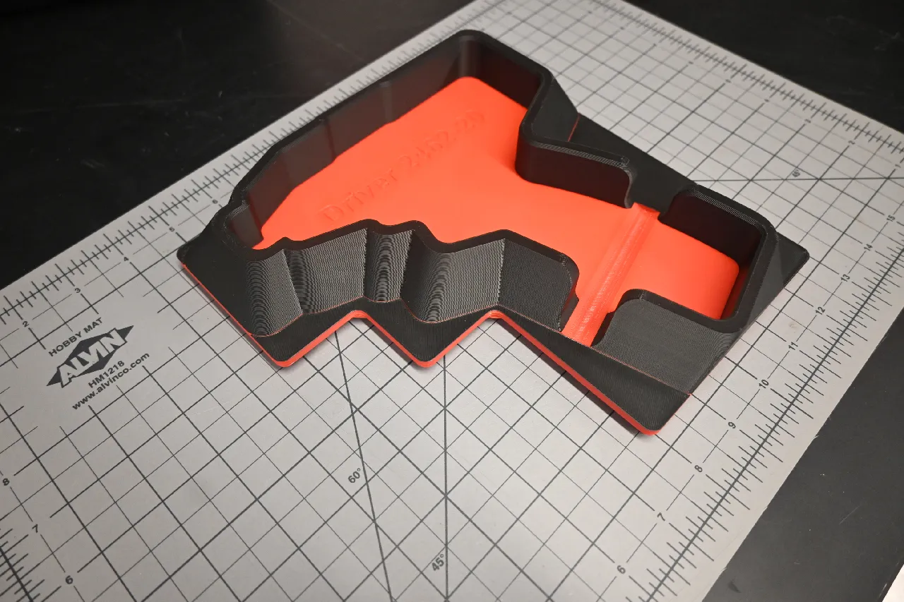 Gridfinity Shadow Tray- Milwaukee Driver 2462-20 by Peter Davis ...