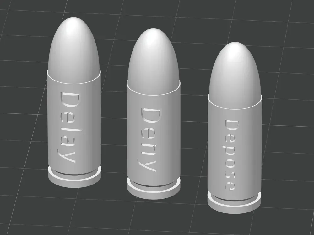 Delay Deny Depose Model by E | Download free STL model | Printables.com