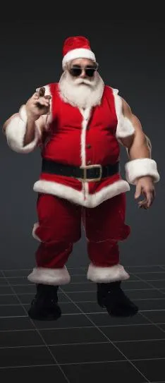 Thug Santa Claus by Persie0 | Download free STL model | Printables.com