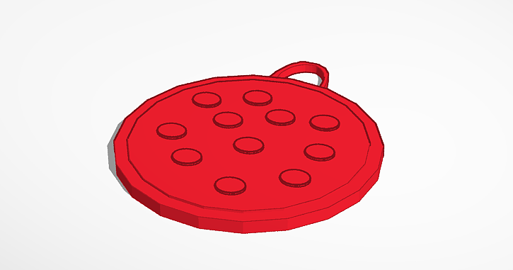 Pizza Keychain/ornament by PrintingRizzlr | Download free STL model ...