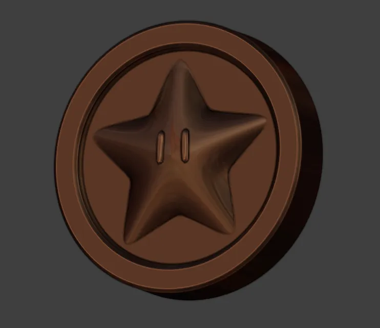 Super Mario Star Coin and Slot coin by galaxy5armory | Download free ...