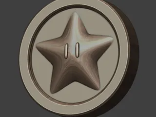 Super Mario Star Coin and Slot coin by galaxy5armory | Download free ...