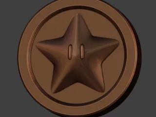 Super Mario Star Coin and Slot coin by galaxy5armory | Download free ...