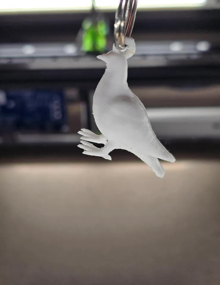 Pigeon keychain by EEngin33r | Download free STL model | Printables.com
