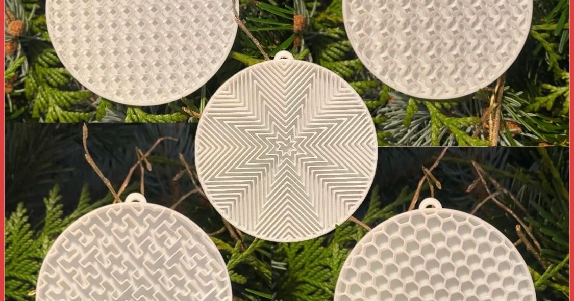 Christmas Infill Ornaments (Tree decoration) by Z3D Design | Download ...