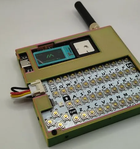 Slim enclosure for Heltec Wireless Tracker & M5Stack CardKB with ...