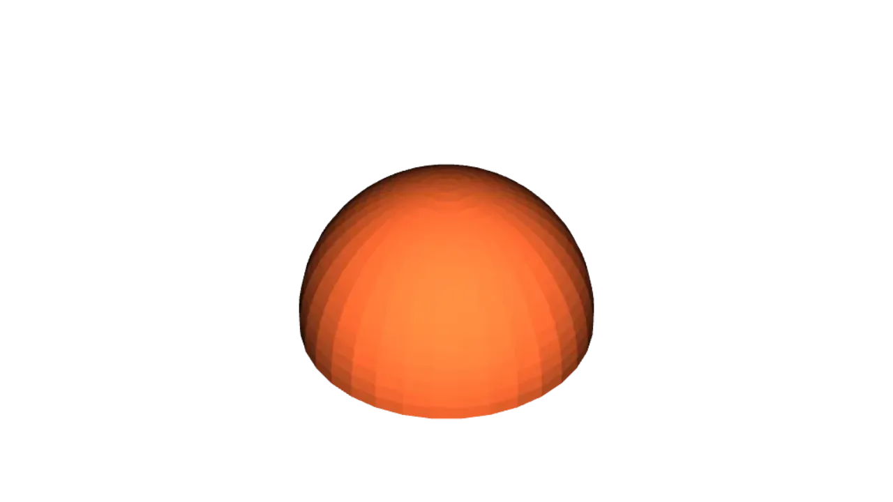 Half Sphere by neas_boy | Download free STL model | Printables.com