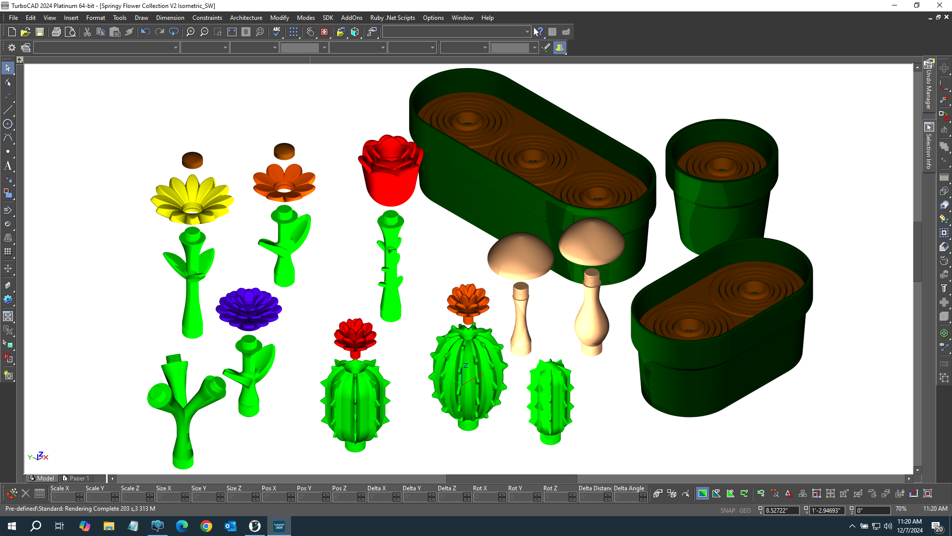 Springy Flower Collection Update by LIG Computer | Download free STL ...