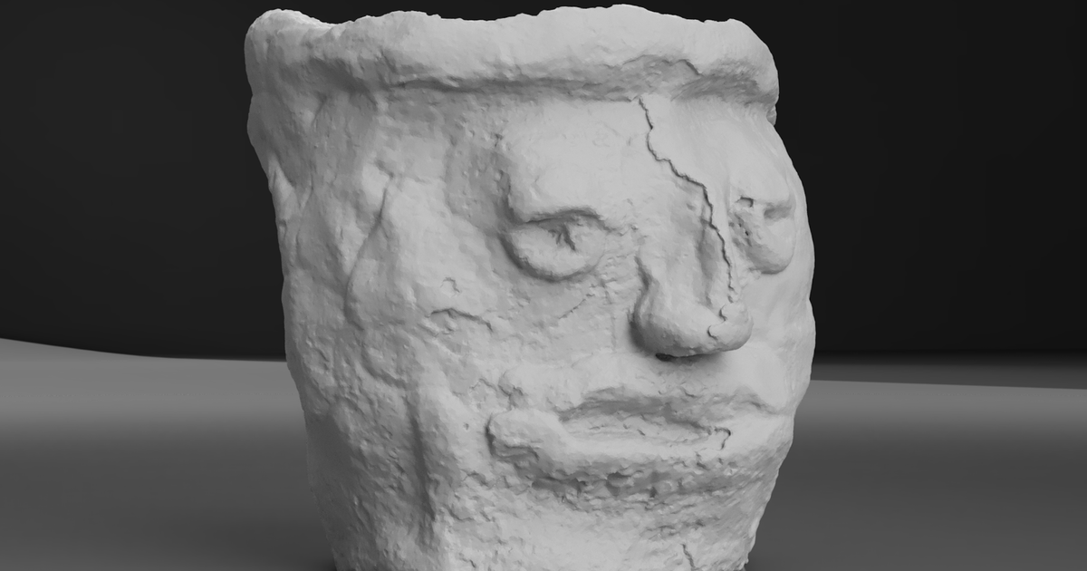 The Ugly Face Pot by mybrainwaves | Download free STL model ...