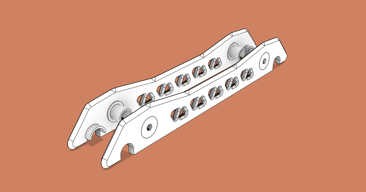 Suspended Rail Filament Spool Holder by Franky Egan | Download free STL ...