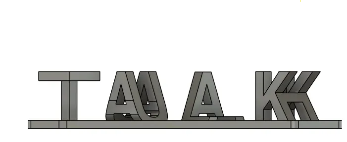 Talk Tuah Tag by GatorG | Download free STL model | Printables.com