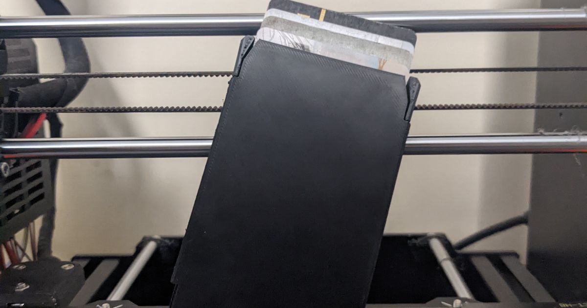 Credit Card Wallet V2 by Jon | Download free STL model | Printables.com