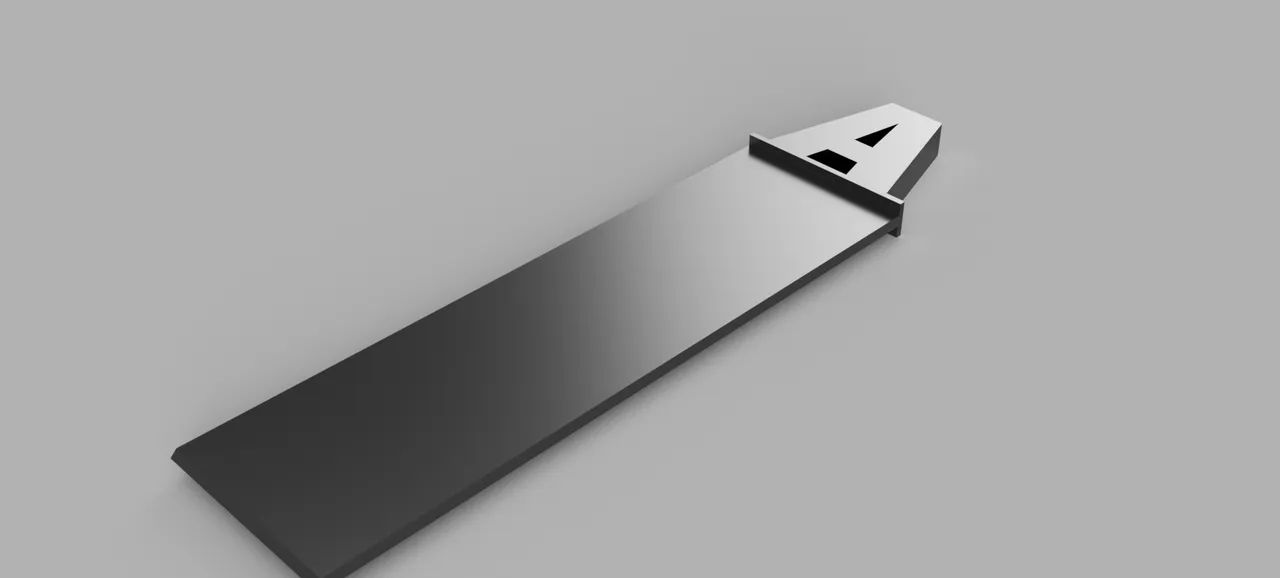 Letter Bookmarks by VVulture | Download free STL model | Printables.com