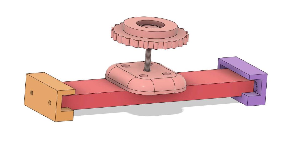 simple lifter for router table by Marco | Download free STL model ...