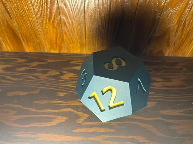 D&D D12 dice by Darth_Mand'alor_the_Great | Download free STL model ...