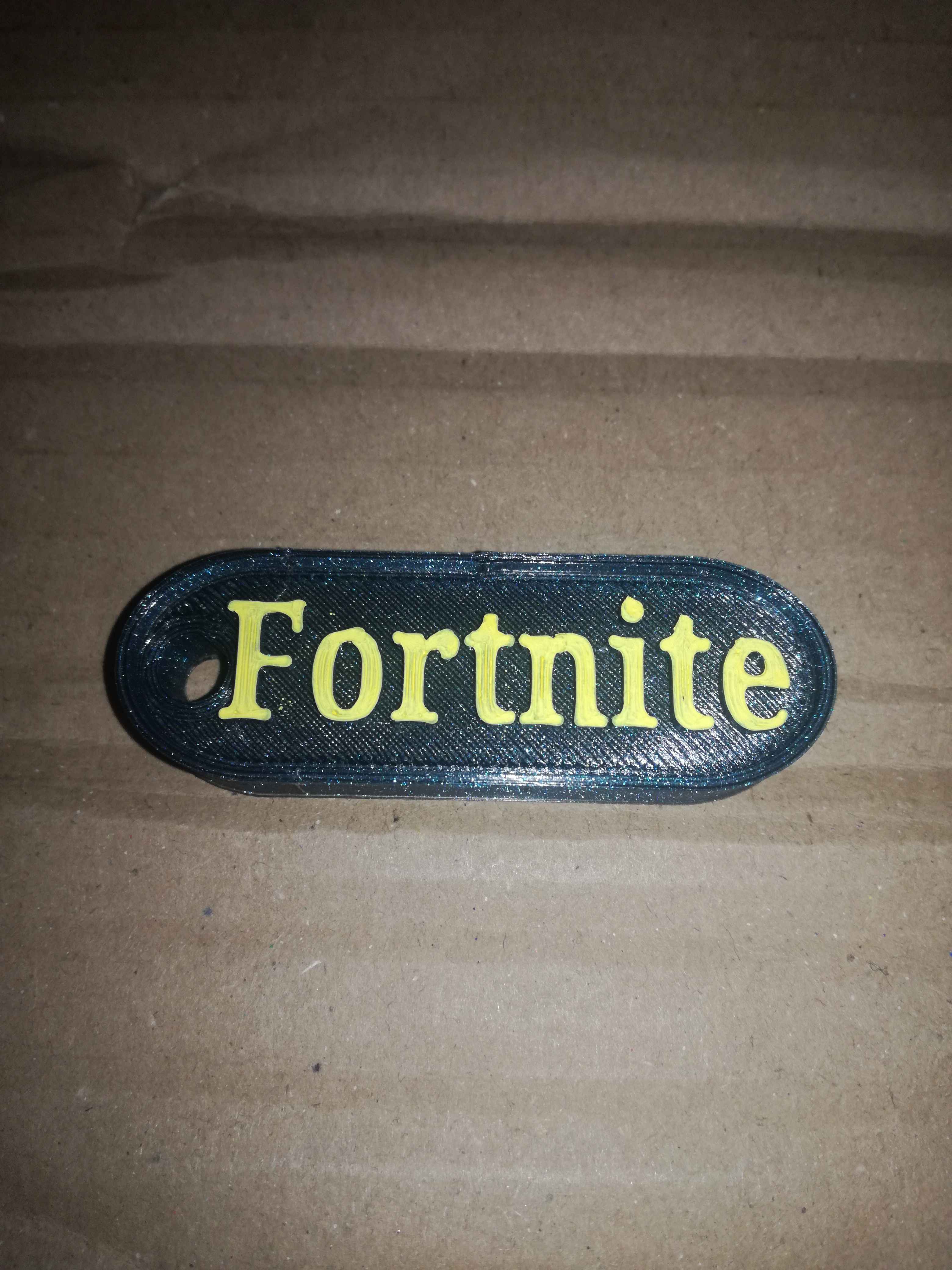 Fortnite Keyring by ArachnoPrints | Download free STL model ...