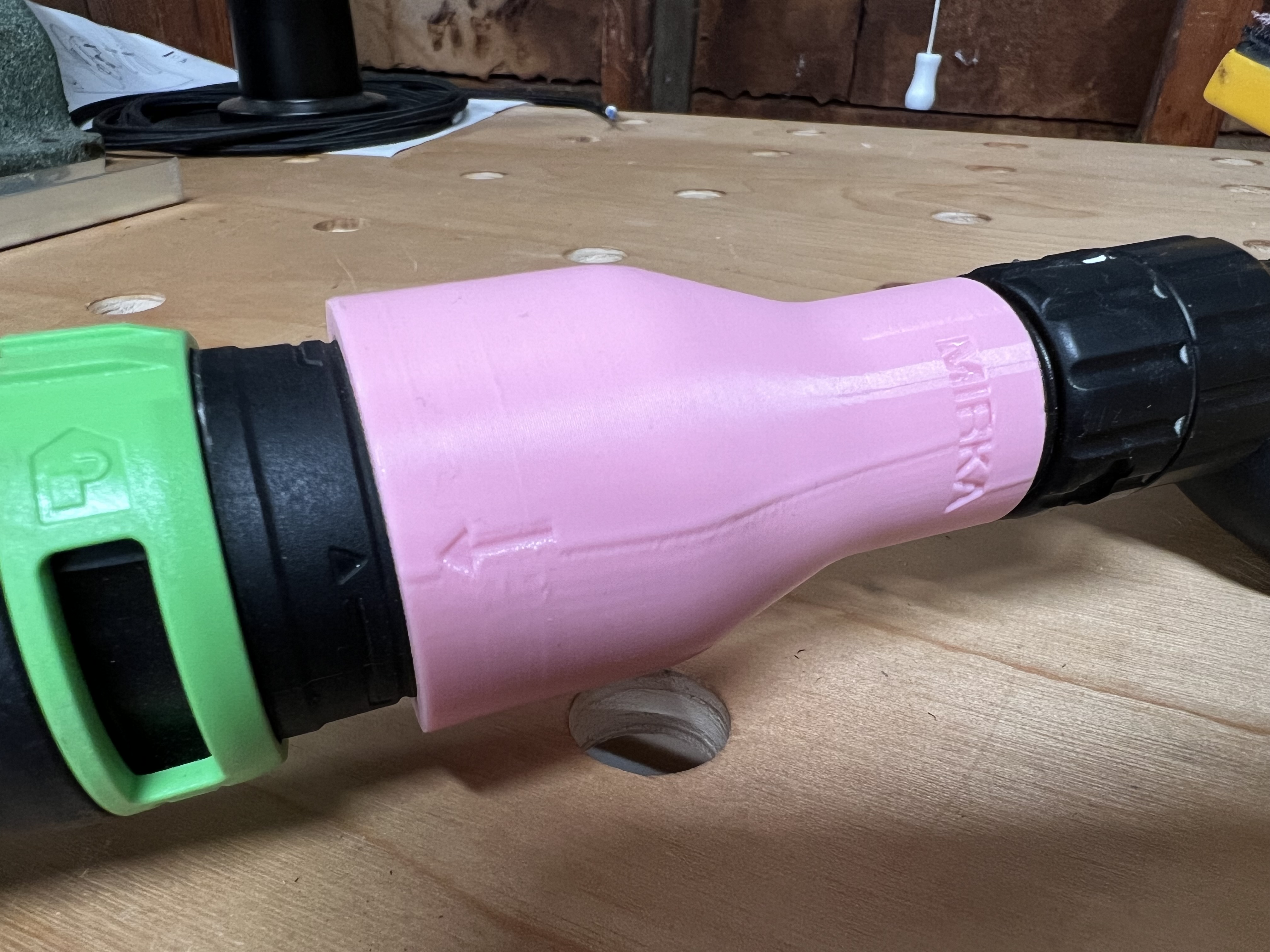 Mirka Sanding Block to Festool Dust Extractor Adaptor by Greg Marcil ...