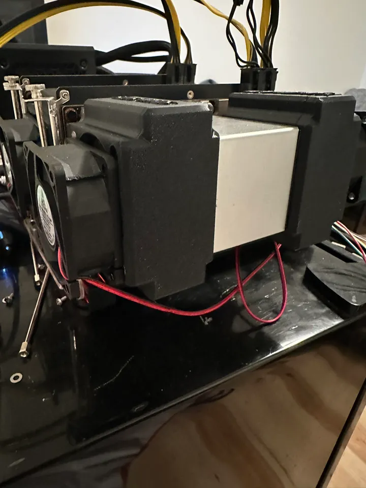 NVIDIA Tesla V100 SXM2 Heatsink Fan Shroud with Magnet Insets for 60mm ...