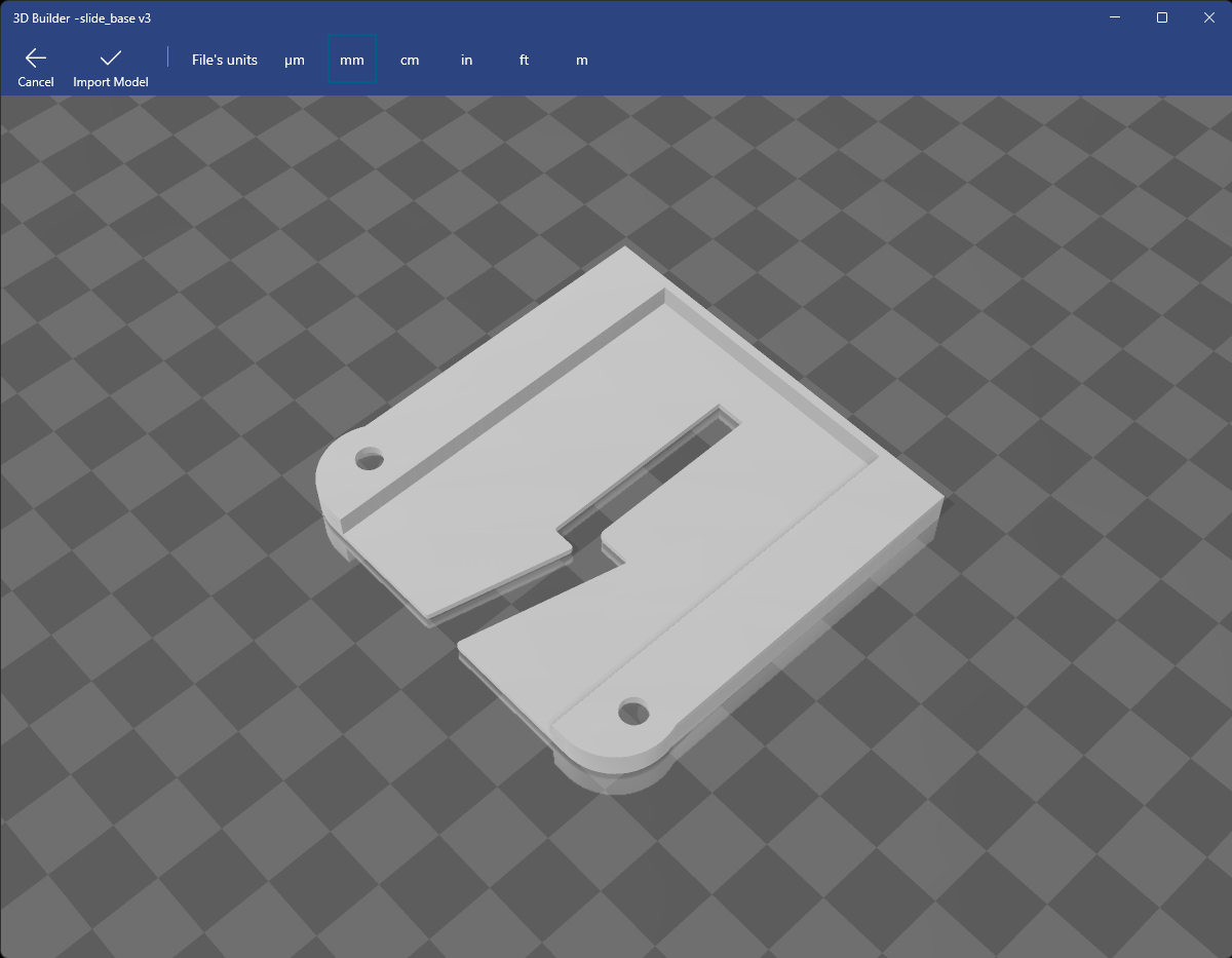 slide base v2 bigger surface area by FitzyLoki | Download free STL ...