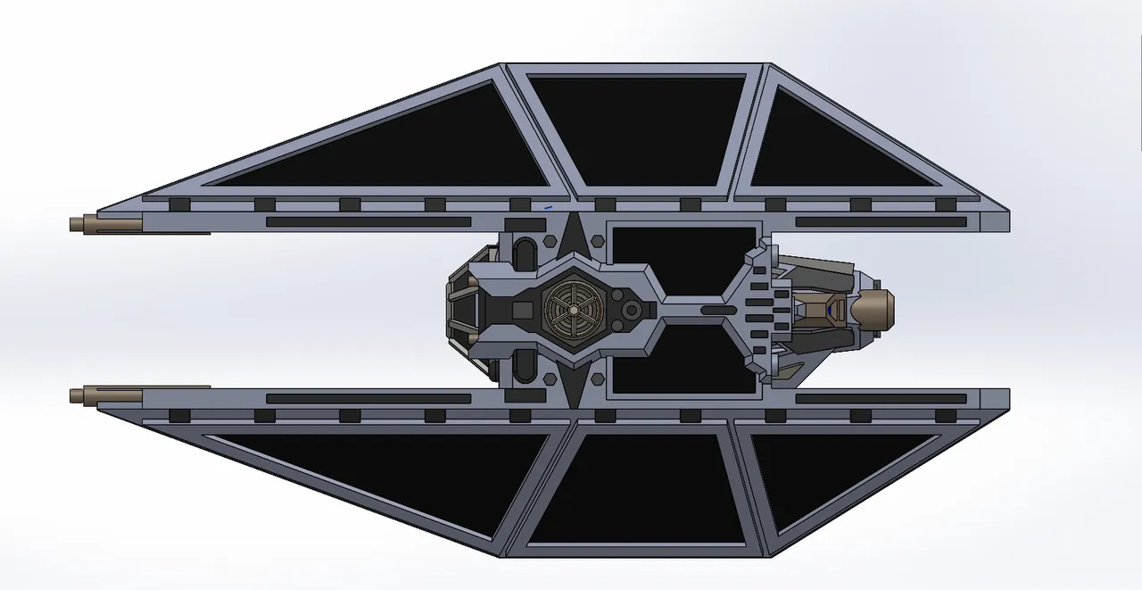 Star Wars Tie Advanced / Tie Avenger Xwing Scale Updated by ...