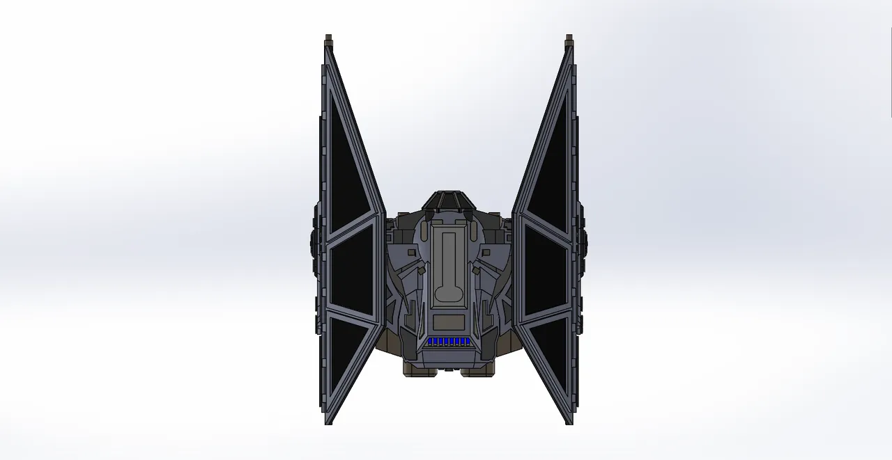 Star Wars Tie Advanced / Tie Avenger Xwing Scale Updated by ...